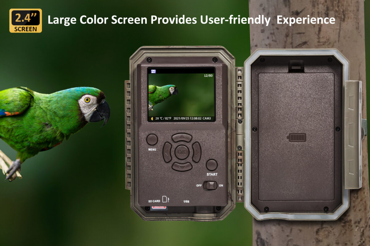 Meidase P60 Pro Trail Camera, 48mp 2K Game Cameras with Motion ...